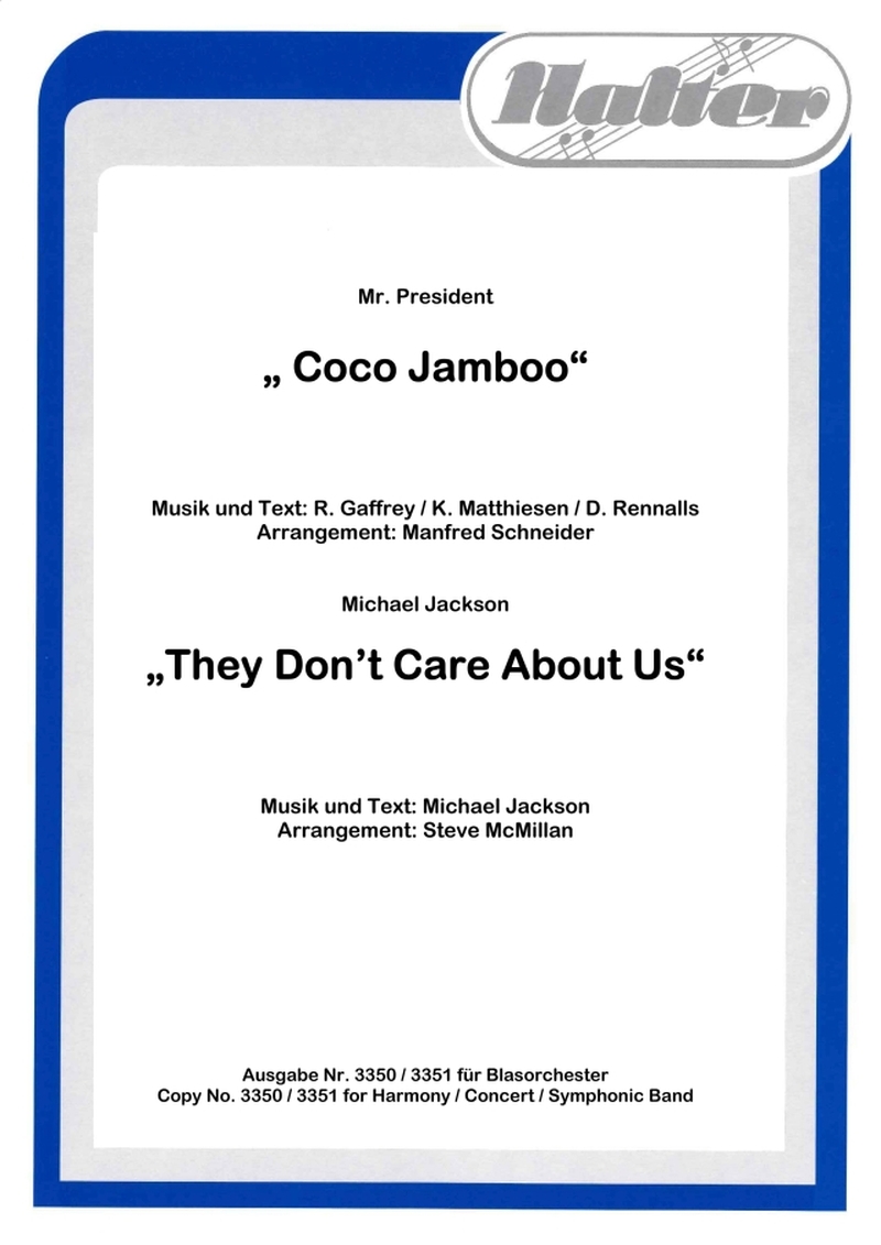 Coco Jamboo - Moderne Einzeltitel - Musikverlag Abel