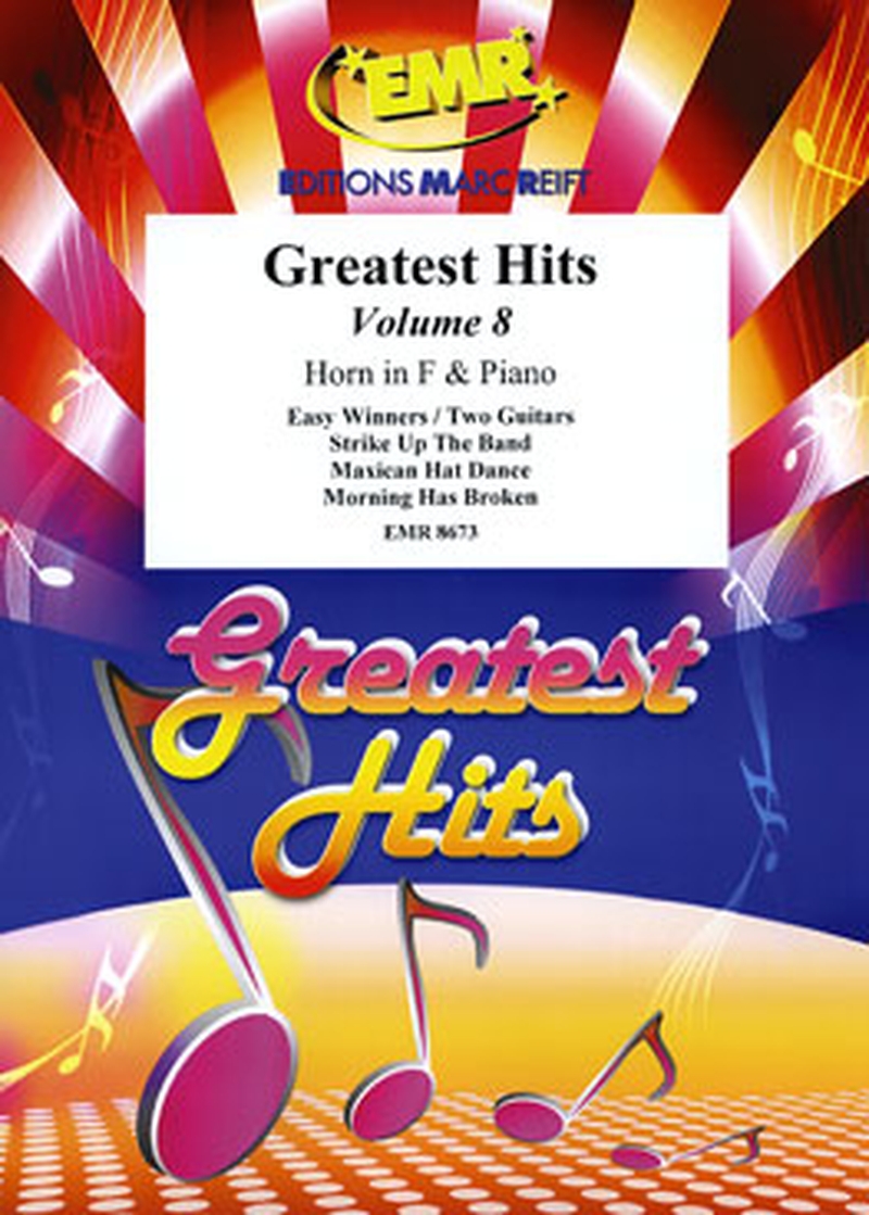 Greatest Hits Volume 8 - Horn in F - Horn und Klavier - Musikverlag Abel