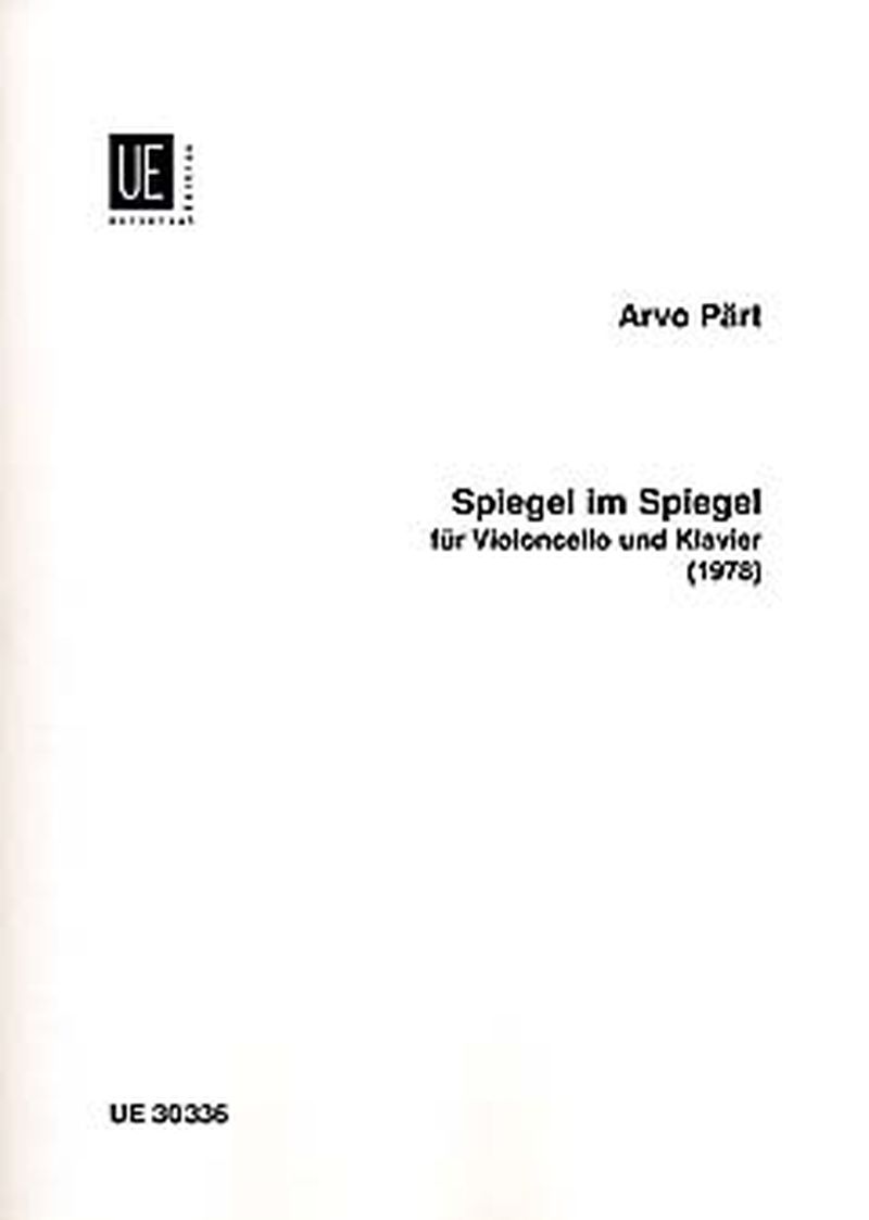 Spiegel im Spiegel - Violoncello und Klavier - Musikverlag Abel