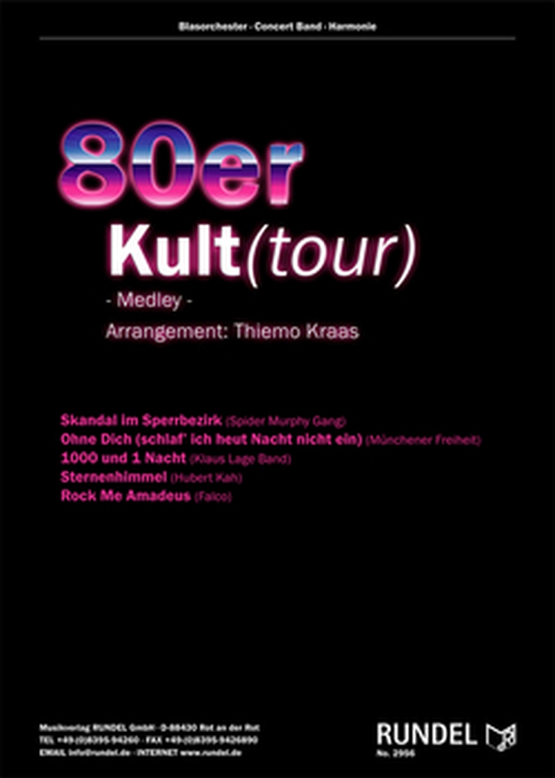 80er Kult(tour) - Moderne Potpourris - Musikverlag Abel