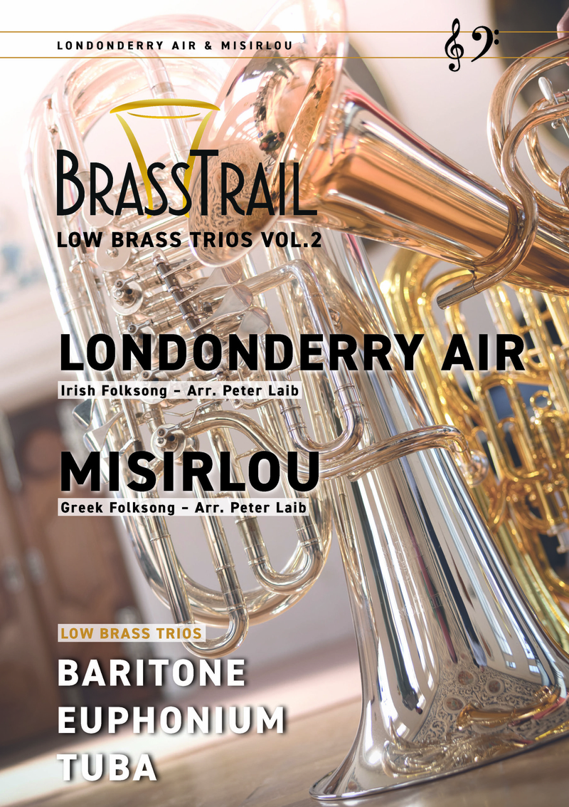 Low Brass Trios Vol.2: Londonderry Air & Misirlou - 3 Baritone/Tenorhörner - Musikverlag Abel